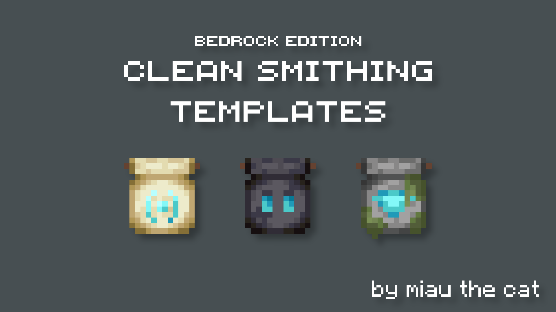 Clean Smithing Templates BE - Minecraft Bedrock Texture Packs - CurseForge