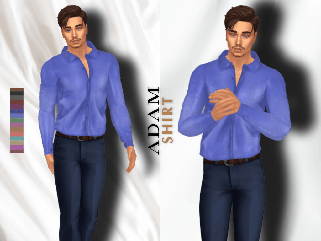 ADAM SHIRT - The Sims 4 Create a Sim - CurseForge