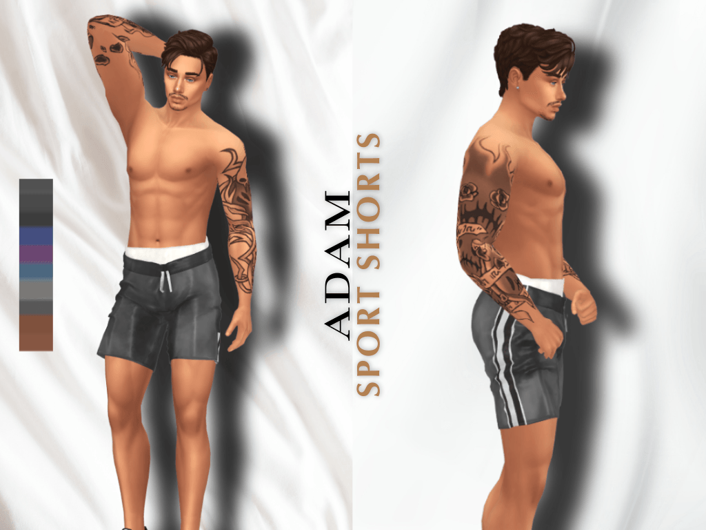 ADAM SPORT SHORTS - The Sims 4 Create a Sim - CurseForge