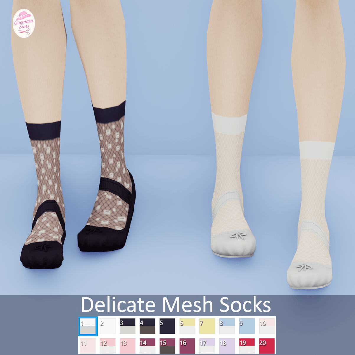 Delicate Mesh Socks - The Sims 4 Create a Sim - CurseForge