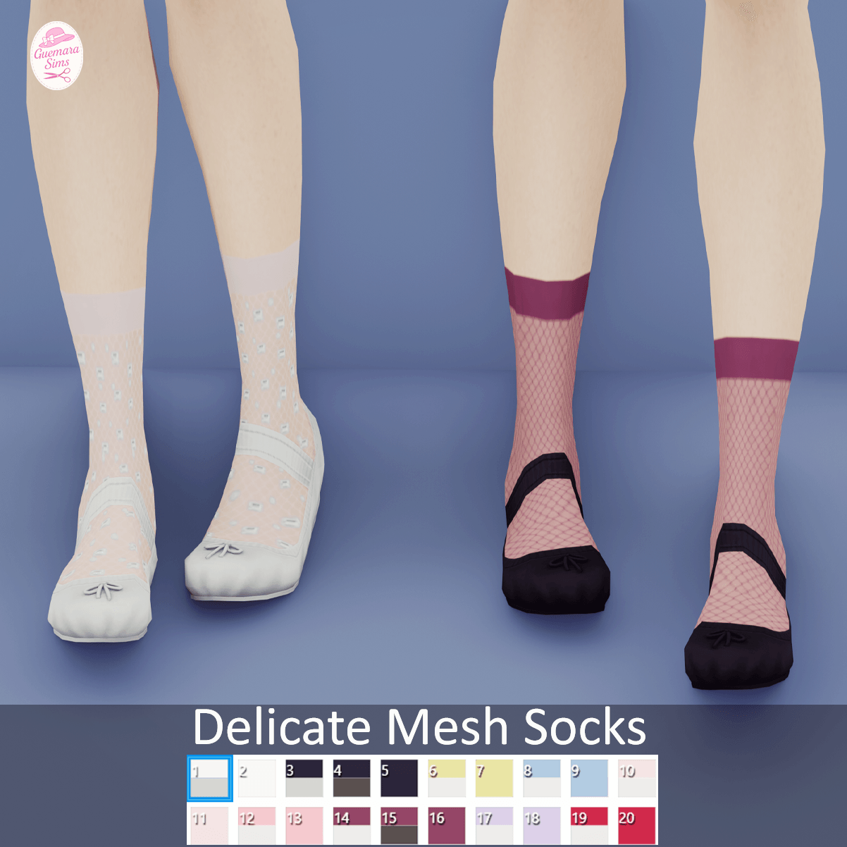 Delicate Mesh Socks - The Sims 4 Create a Sim - CurseForge