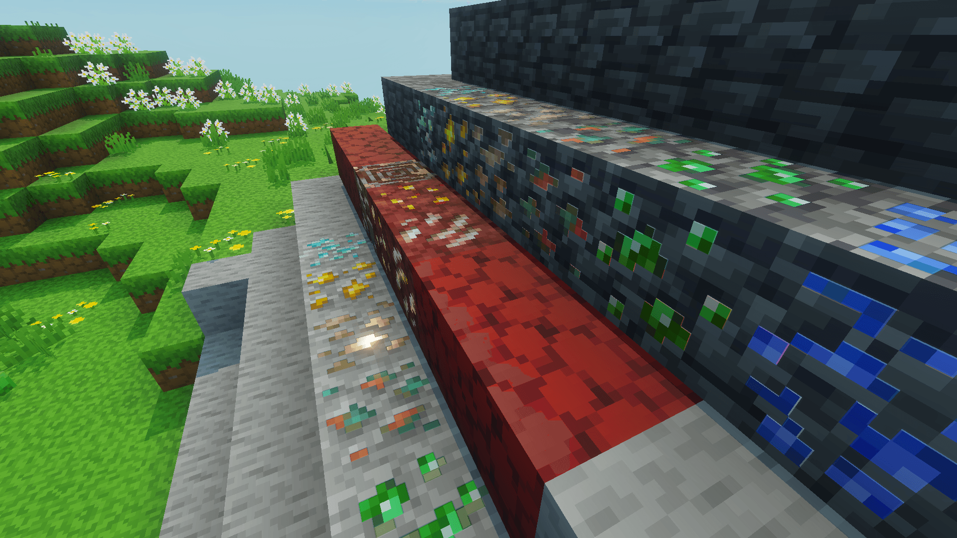 Asui's 3D Glowing Ores - Minecraft Bedrock Texture Packs - CurseForge