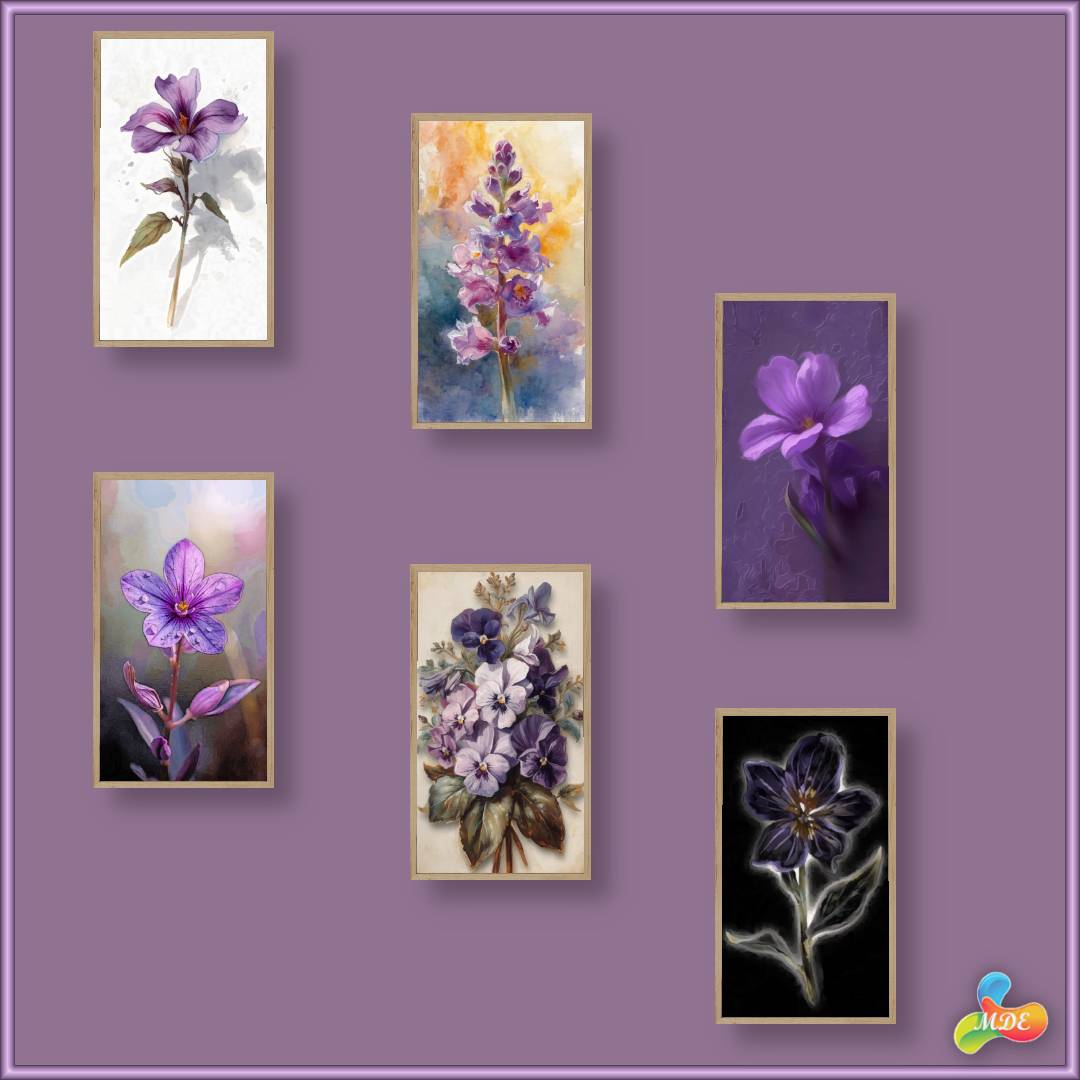February Bloom – Wall Art Collection - Gallery - The Sims 4 Build / Buy ...