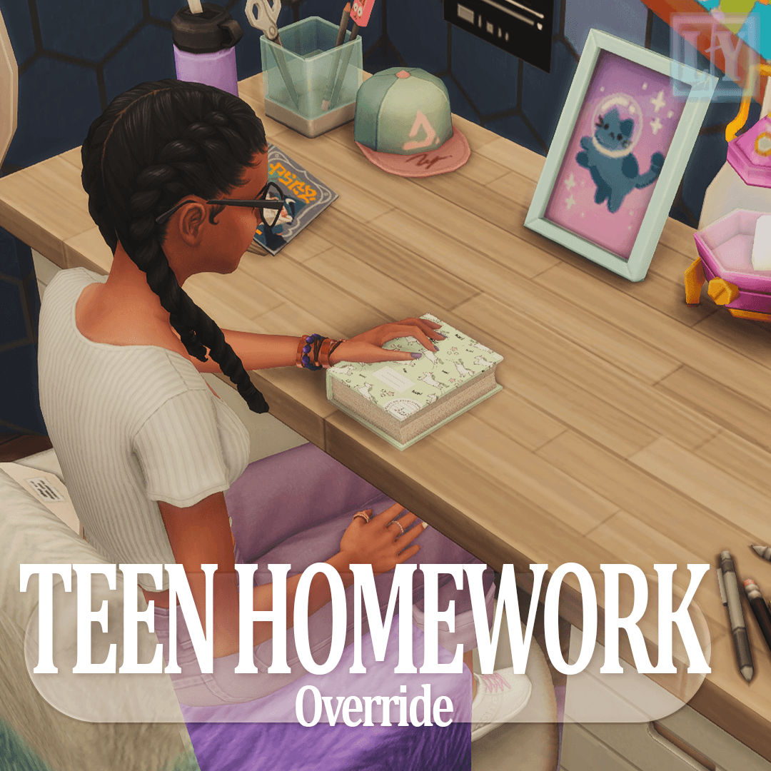 Teen Homework📝 - The Sims 4 Mods - CurseForge