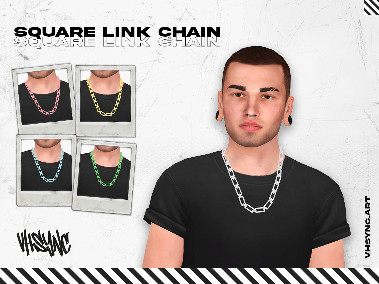 [VHSync] Square Link Chain - The Sims 4 Create a Sim - CurseForge