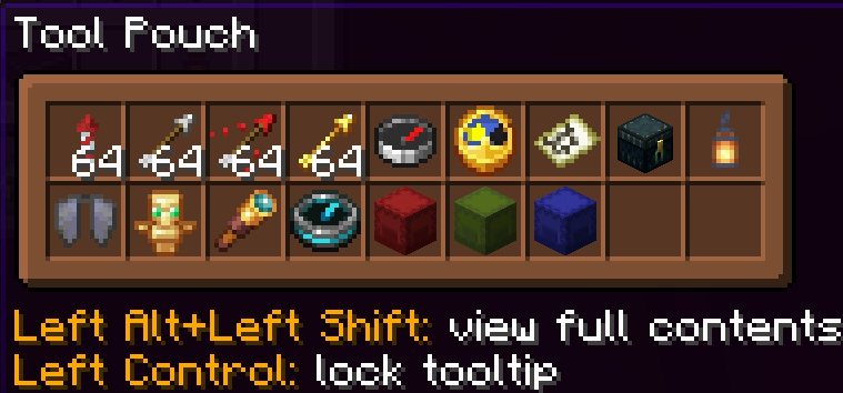 Tool Pouch - Gallery - Minecraft Mods - CurseForge