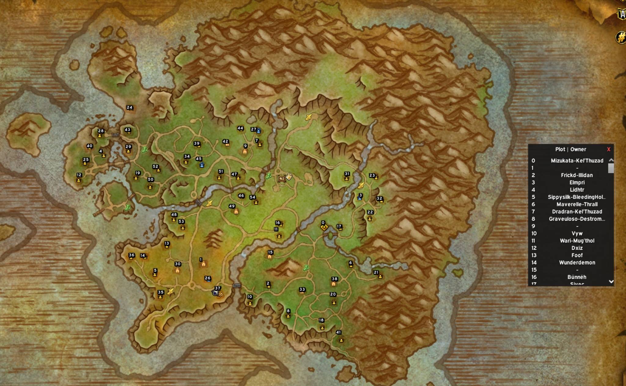 HouseNumbersMap - World of Warcraft Addons - CurseForge