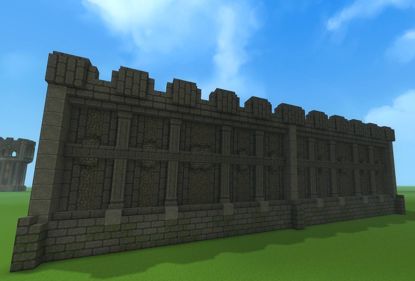 Modular Stone Gate, Stone Wall and Stone Tower - Hytale Prefabs ...
