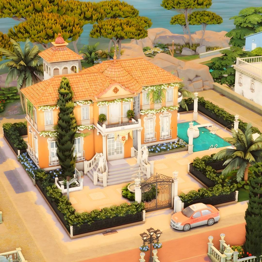 Vacation Home for The Royal Family 🏠👑 - The Sims 4 Rooms / Lots ...