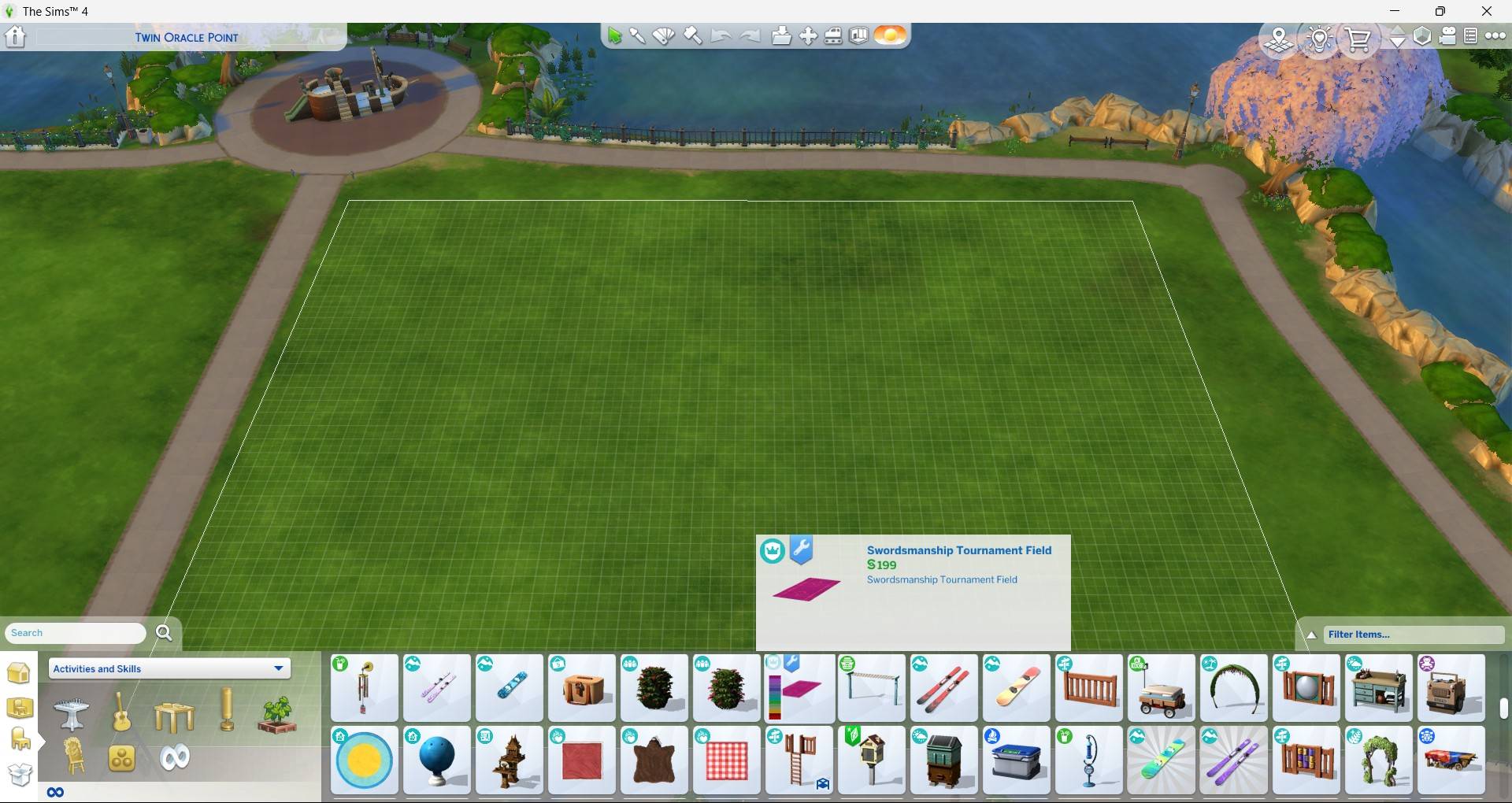 Buyable Swordsmanship Tournament Field - Gallery - The Sims 4 Build ...