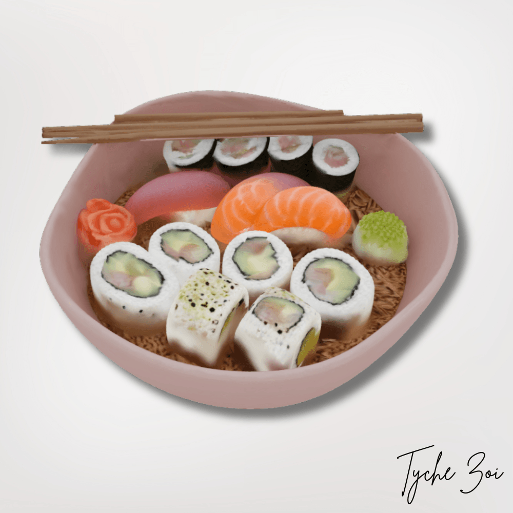 Pink Sushi bowl - inZOI Build Mode - CurseForge
