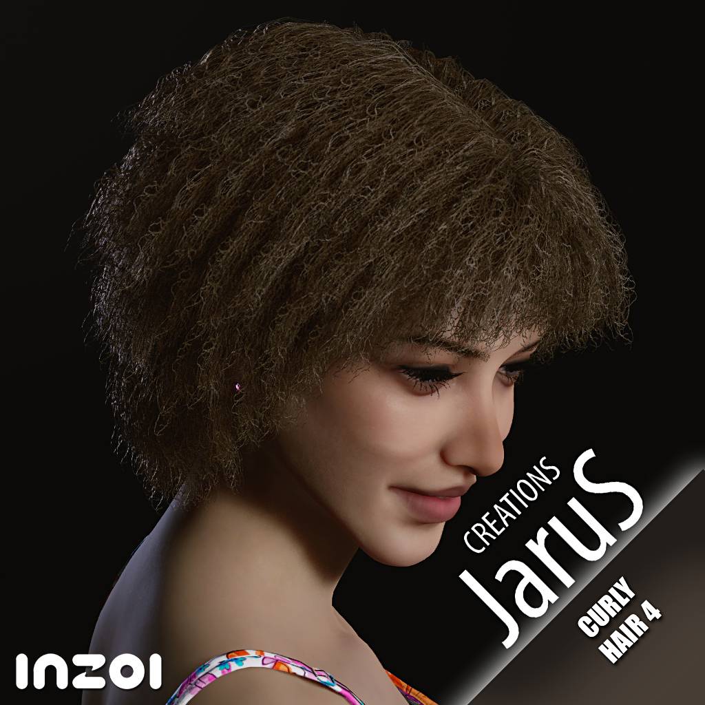 Curly Hair4 - inZOI Create a Zoi - CurseForge