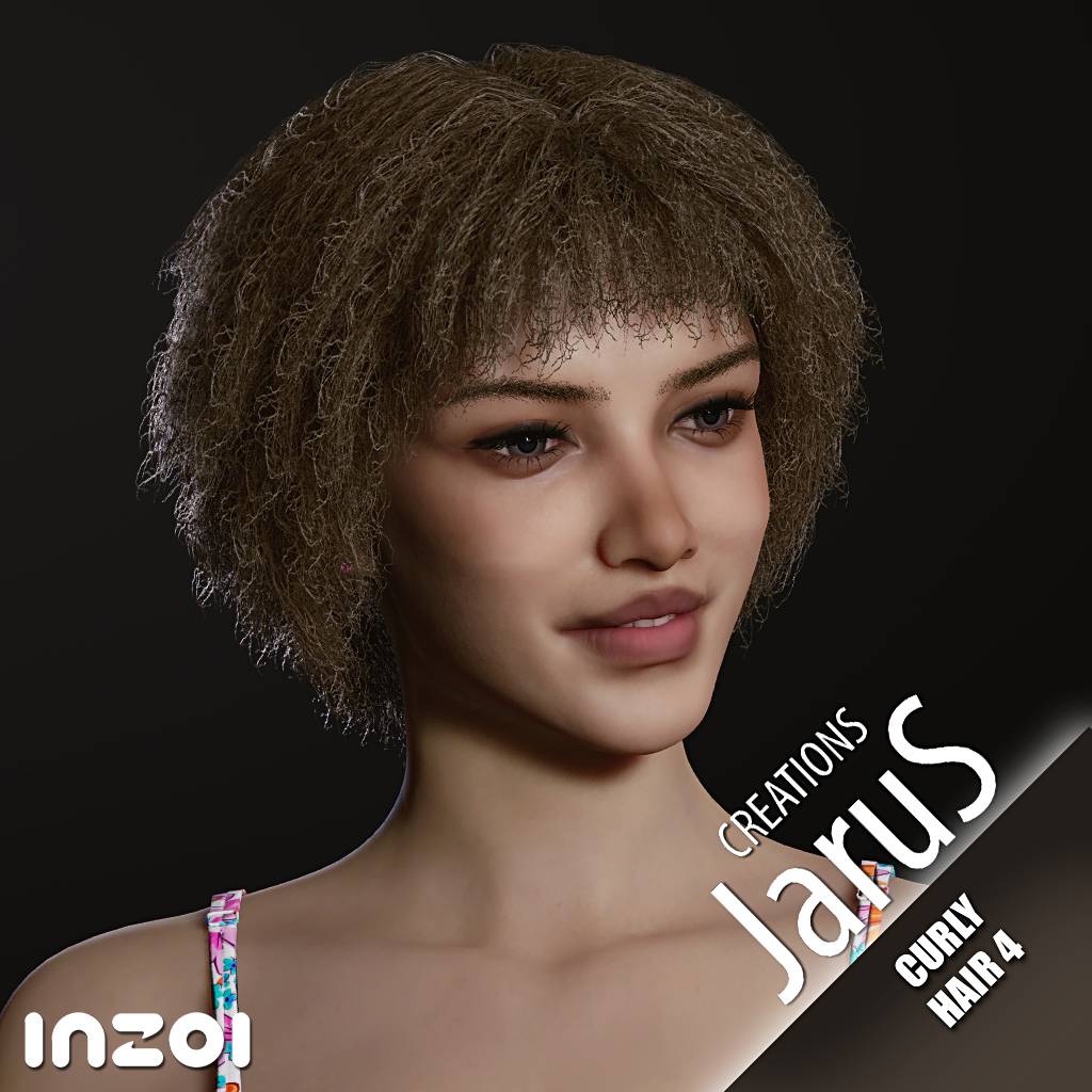 Curly Hair4 - inZOI Create a Zoi - CurseForge
