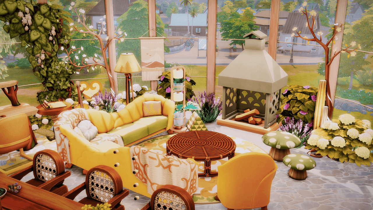 Aether Kitchen and Living - No CC - The Sims 4 Rooms / Lots - CurseForge