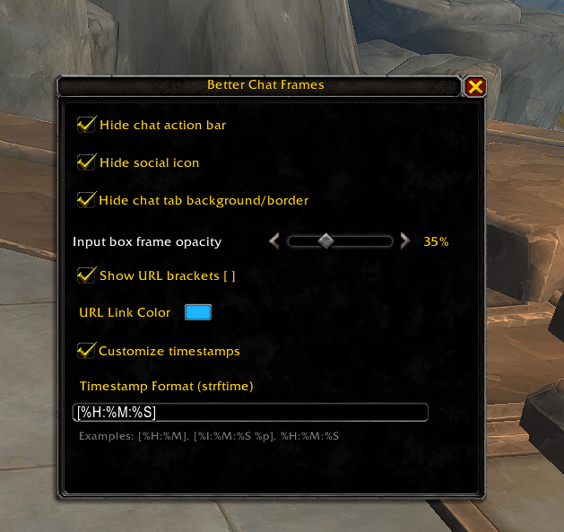 Better Chat Frames - World of Warcraft Addons - CurseForge