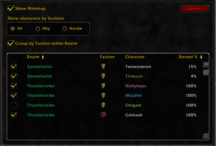 Rested XP Tracker - World of Warcraft Addons - CurseForge