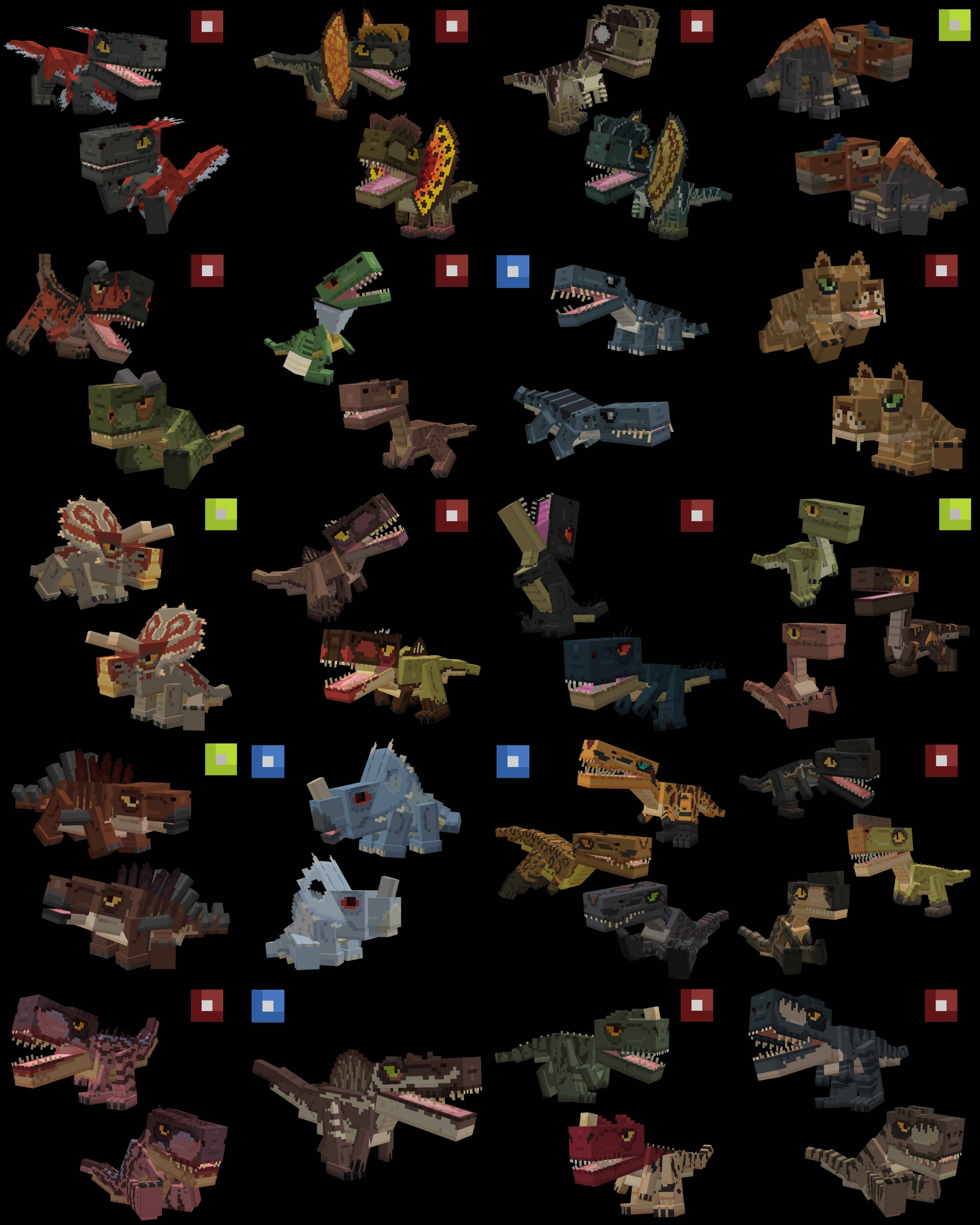Jurassic Universe Pets Add-On UPDATED - Gallery - Minecraft Bedrock ...