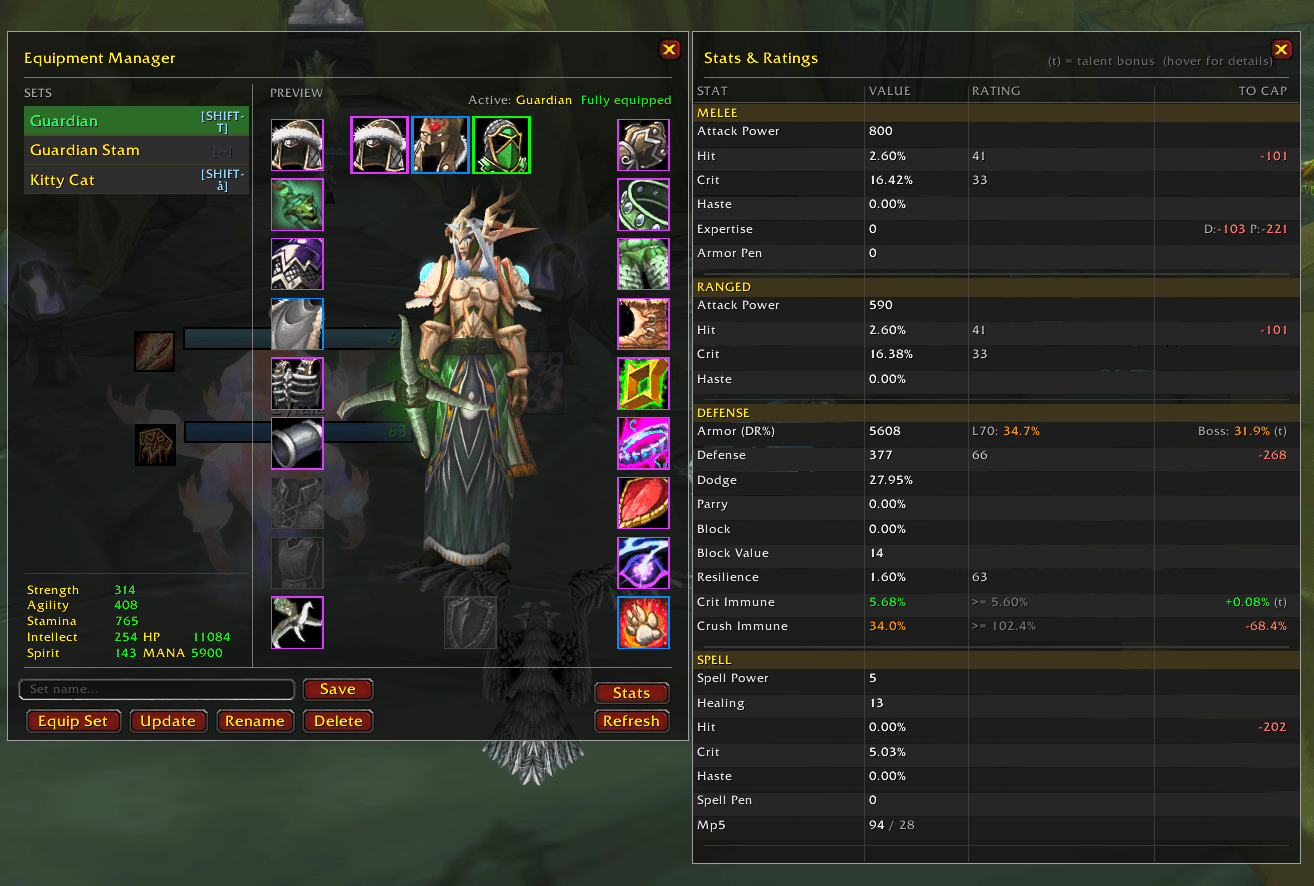 Equipment Manager (TBC) - World of Warcraft Addons - CurseForge