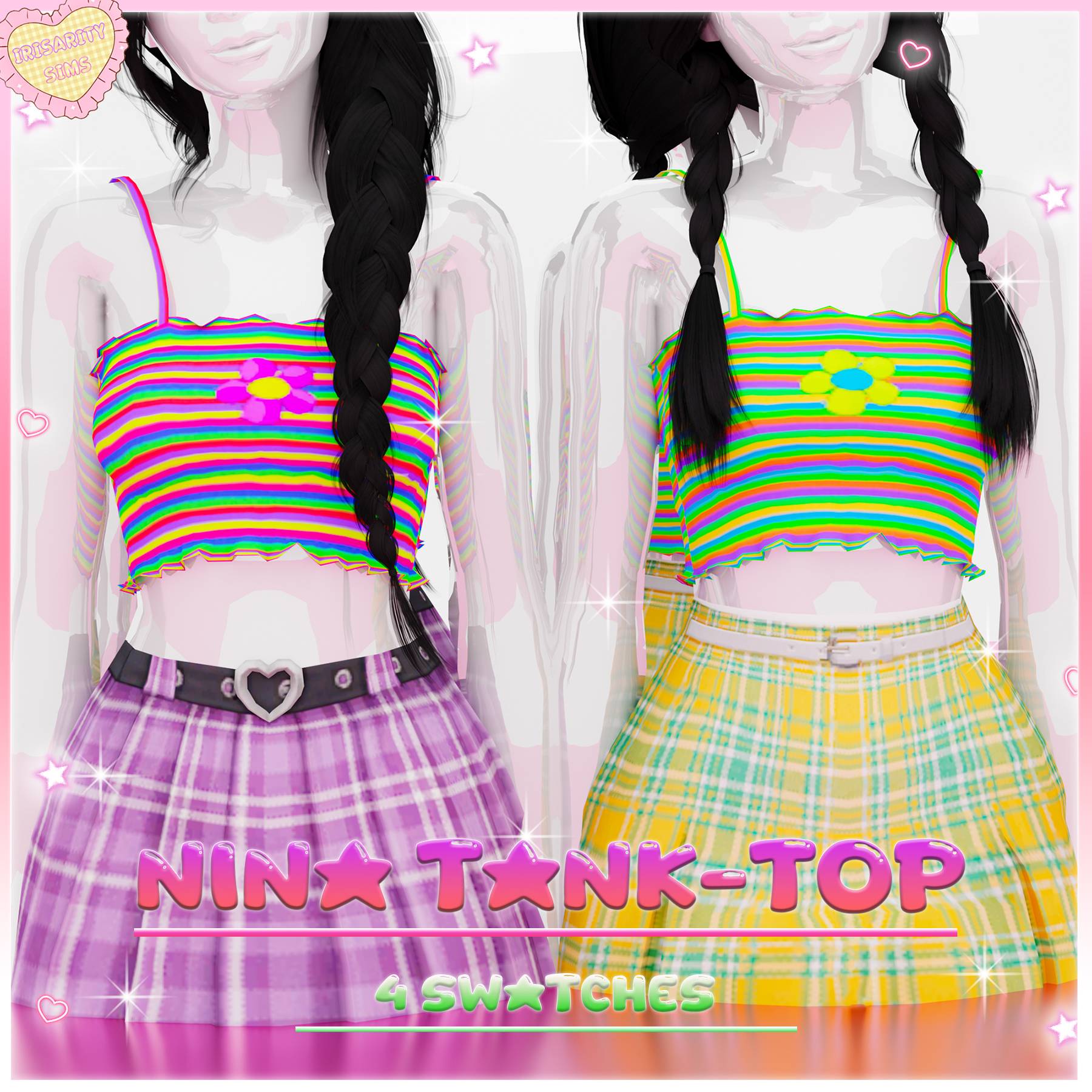 Nina TankTop ☆ - The Sims 4 Create a Sim - CurseForge