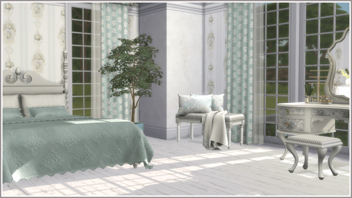 Emma Shabby Bedroom En-Suite - The Sims 4 Rooms / Lots - CurseForge