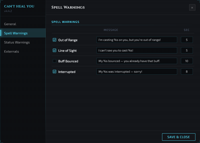 Can't Heal You For Midnight - World of Warcraft Addons - CurseForge