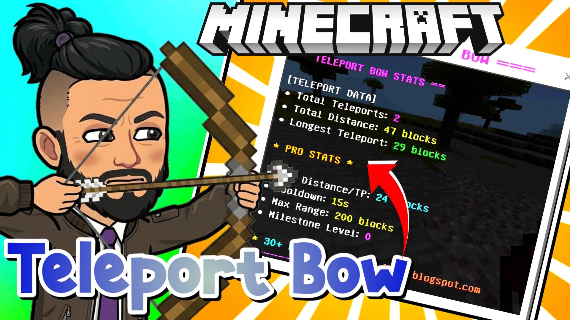 Teleport Bow Addon: Safe Landing & No Fall Damage - Gallery - Minecraft ...