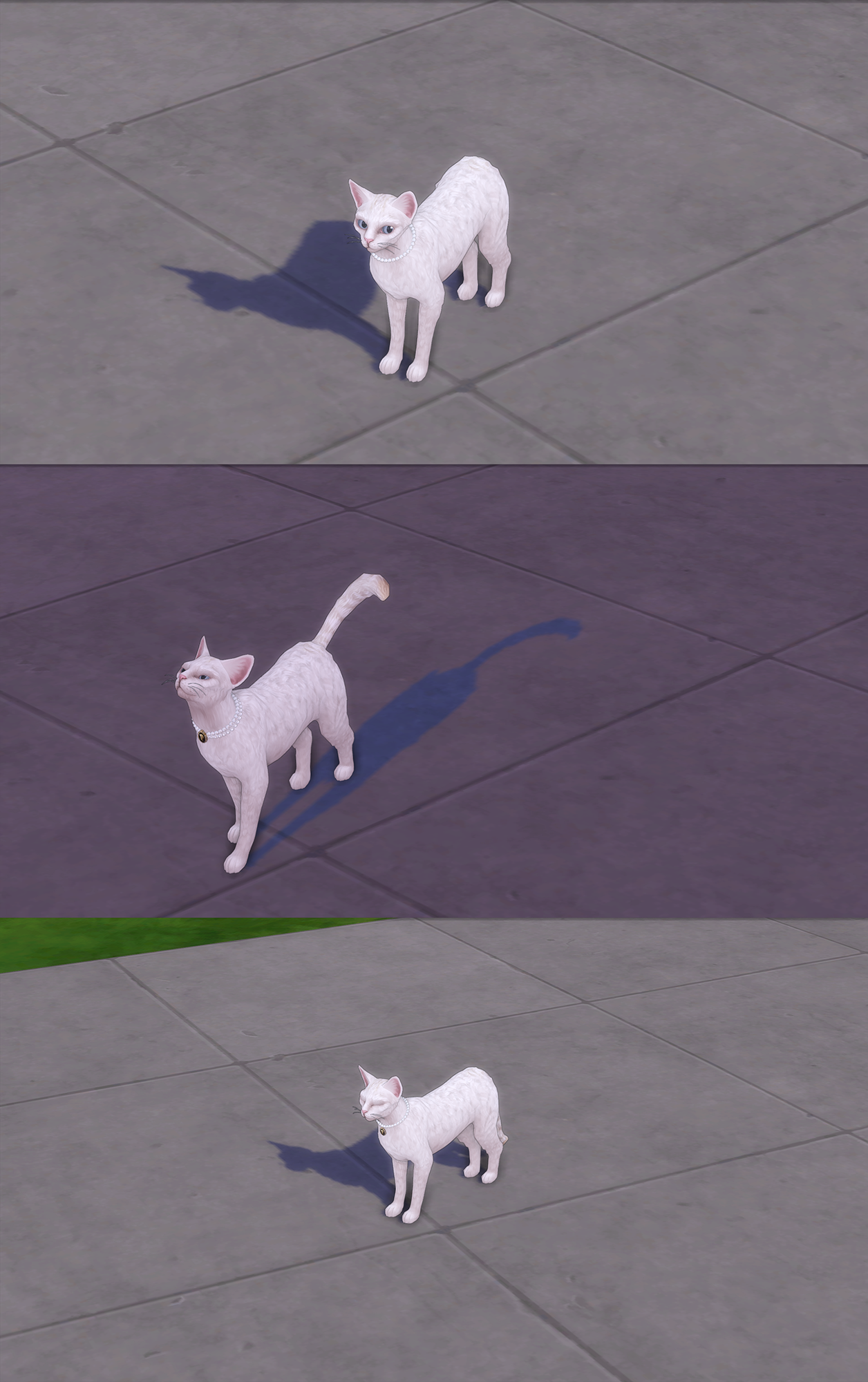 LIN-DIAN Cat Pearl Necklace Set - Gallery - The Sims 4 Pets - CurseForge
