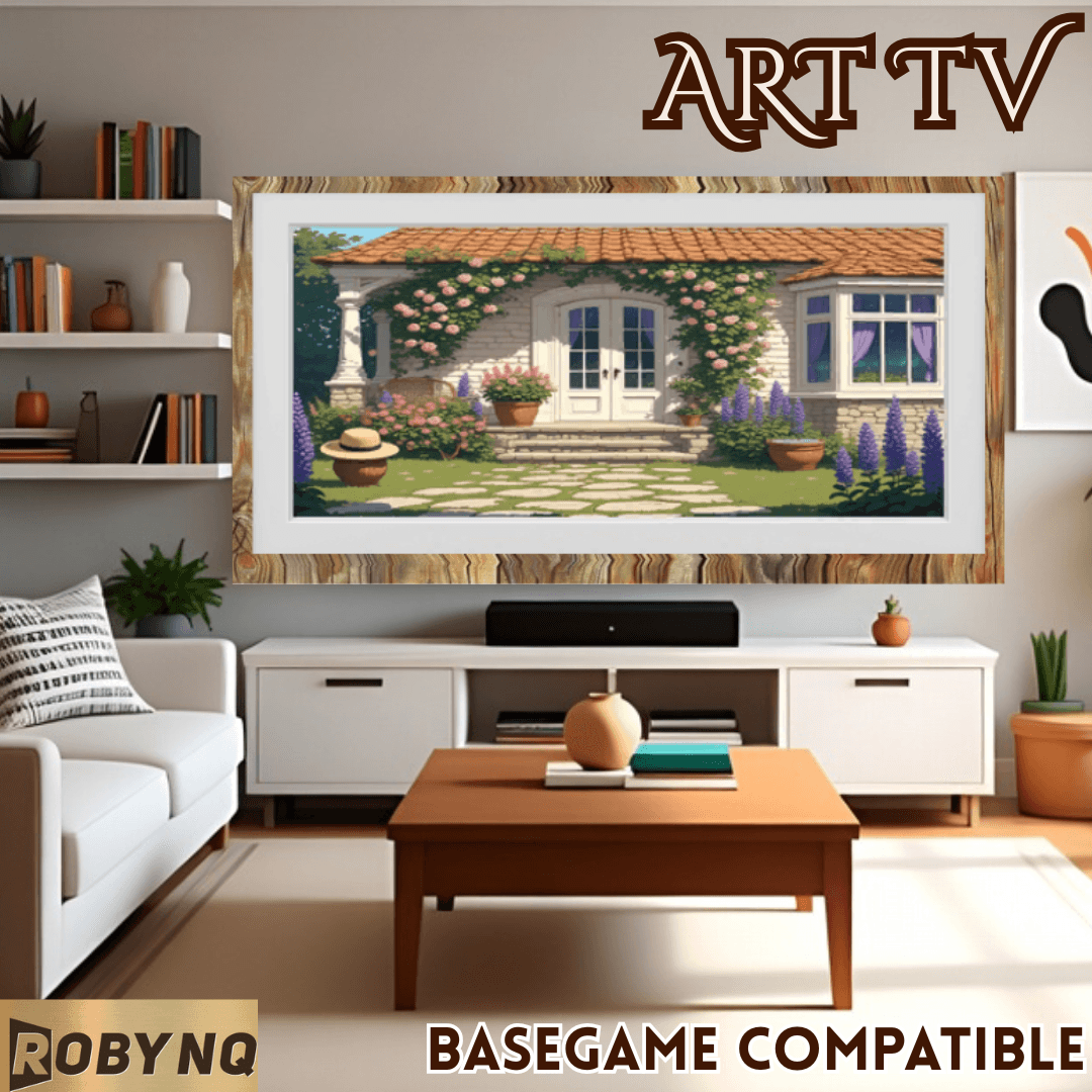 Robynq Art TV - RTV2240 - Basegame compatible - The Sims 4 Build / Buy ...