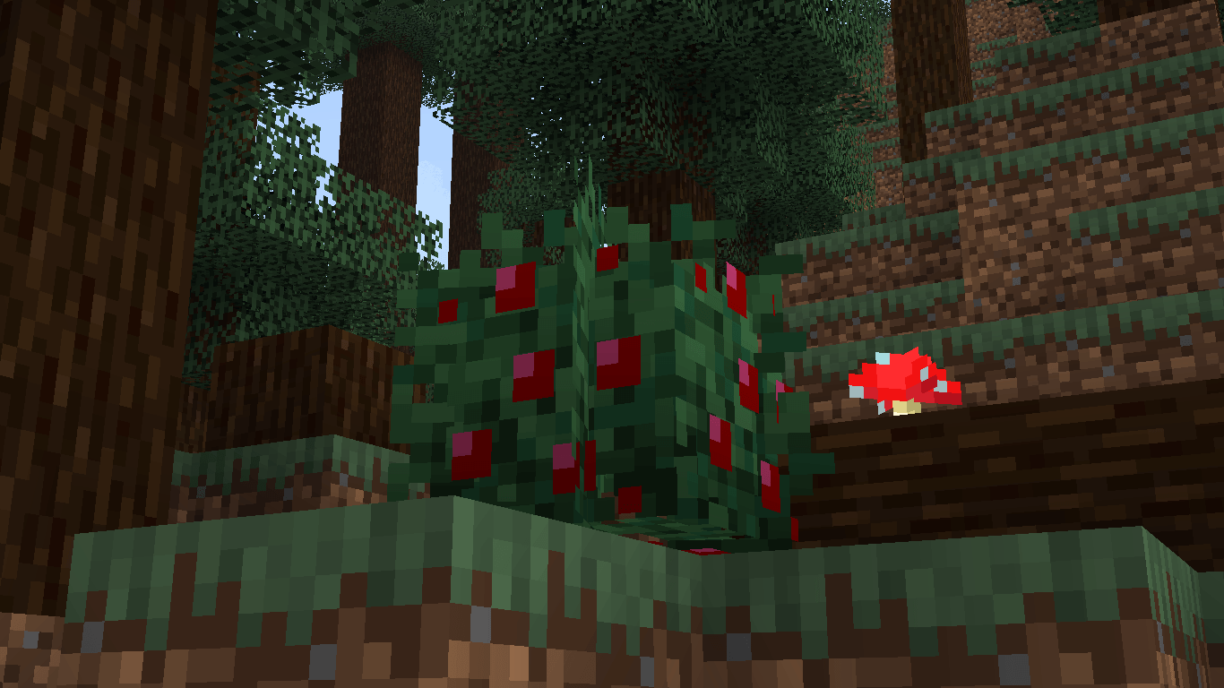 Dungeons Sweet Berry Bush - Minecraft Resource Packs - CurseForge