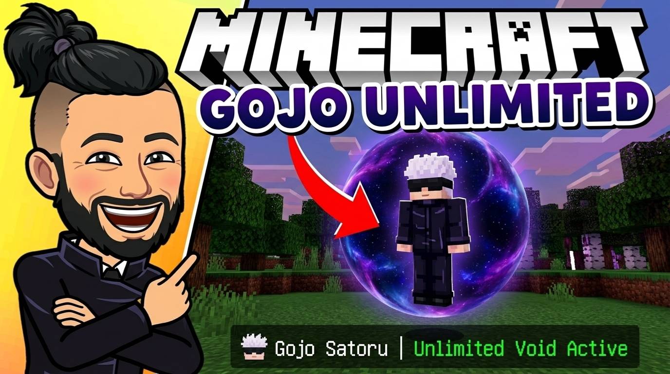 Gojo Satoru - Jujutsu Sorcerer - Minecraft Bedrock Addons - CurseForge