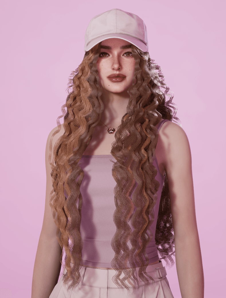 Long Beach Curls - inZOI Create a Zoi - CurseForge