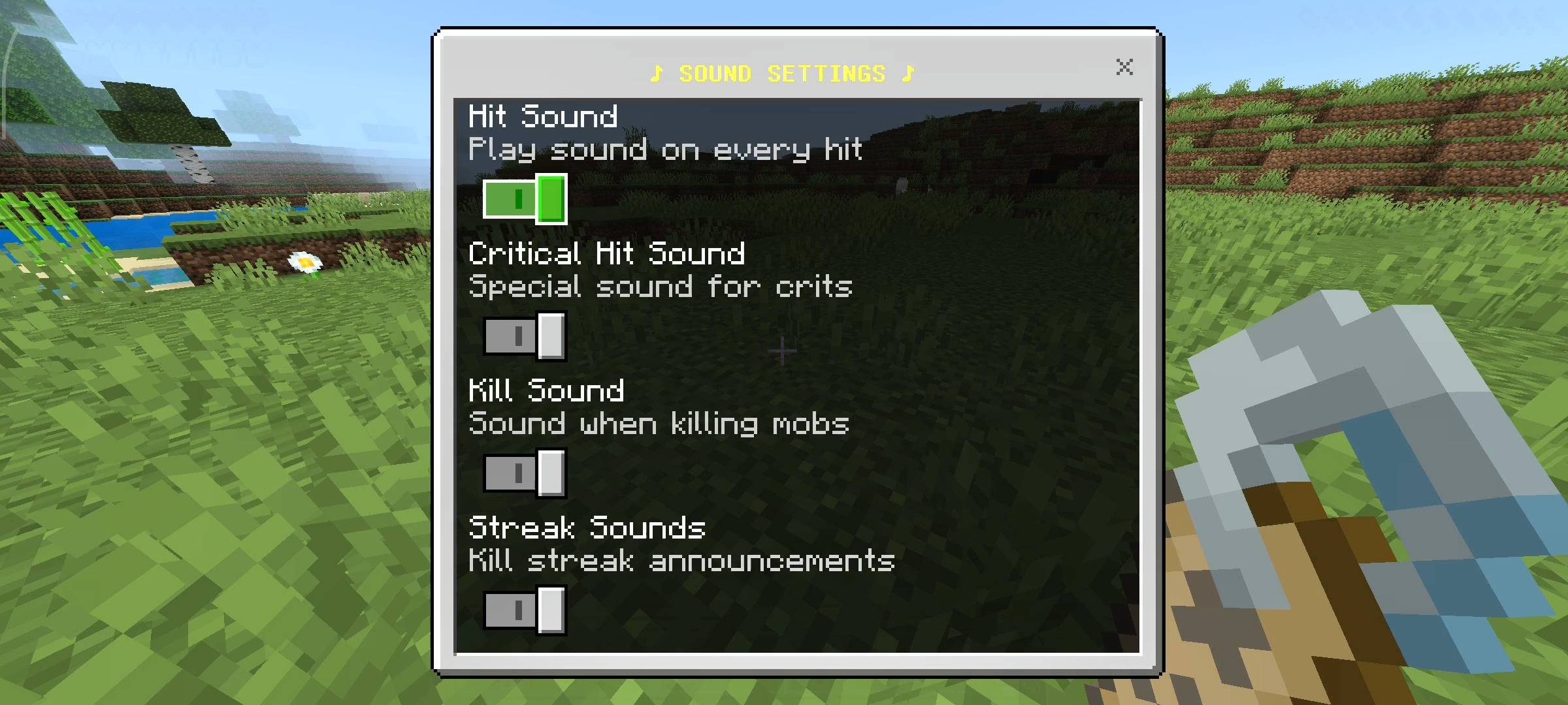 Hit Ping - Satisfying Combat - Minecraft Bedrock Addons - CurseForge