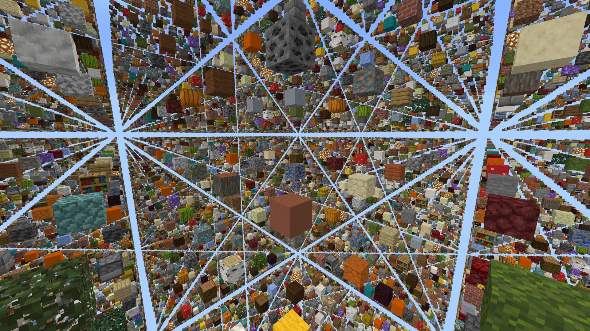 One Block Sky Grid - Minecraft Bedrock Maps - CurseForge