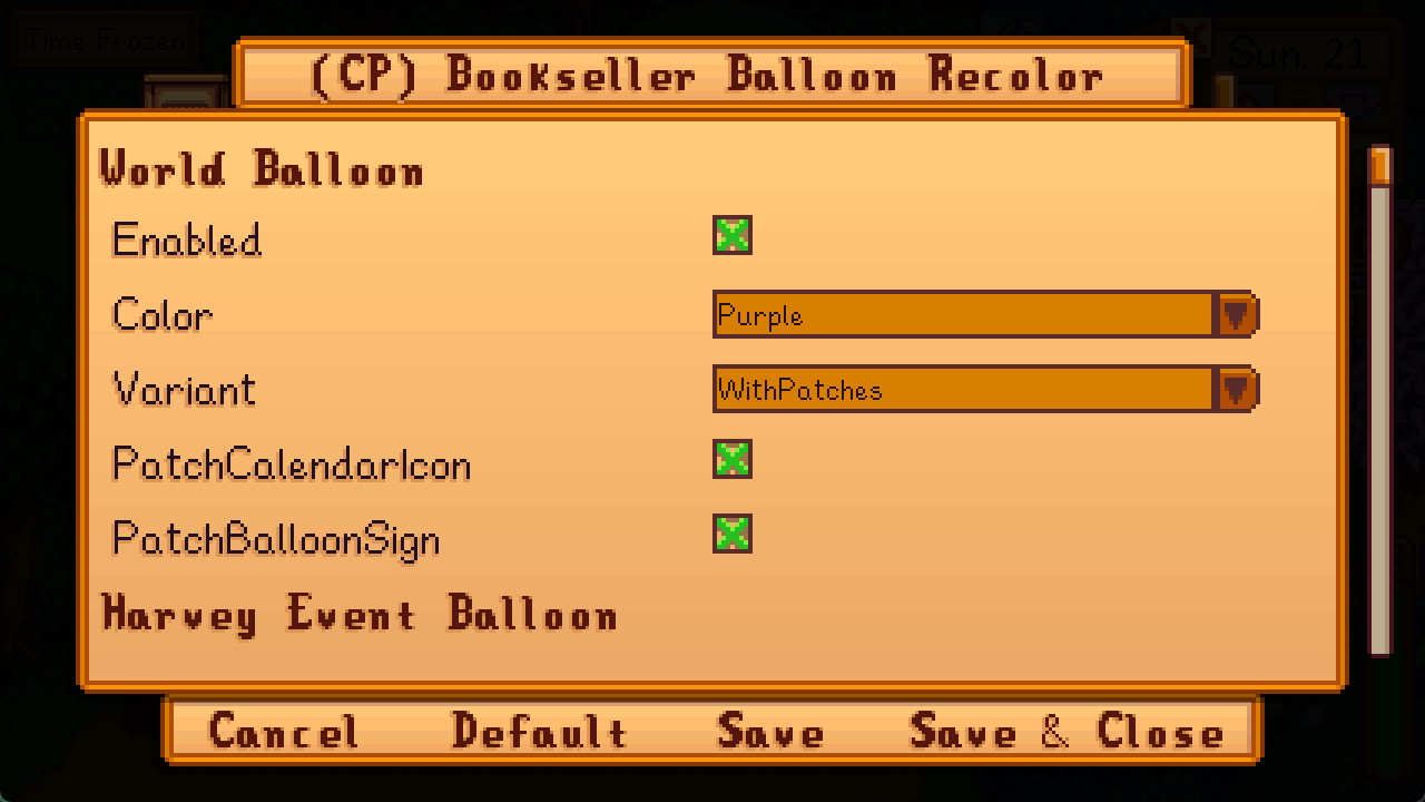 [CP] Bookseller Balloon Recolor - Stardew Valley Mods - CurseForge