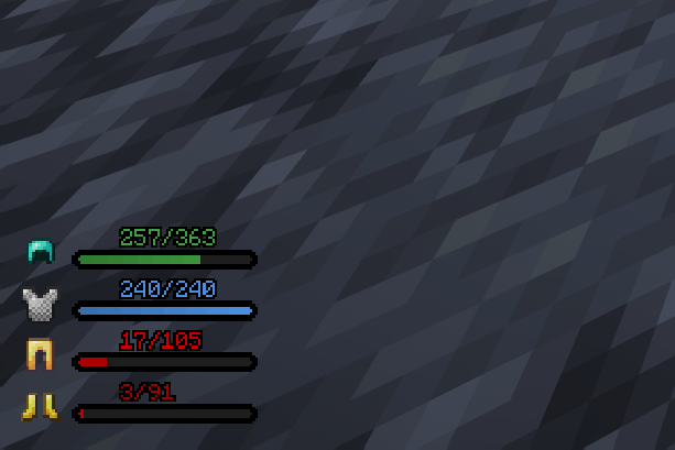 Armor HUD Durability Bars - Minecraft Mods - CurseForge