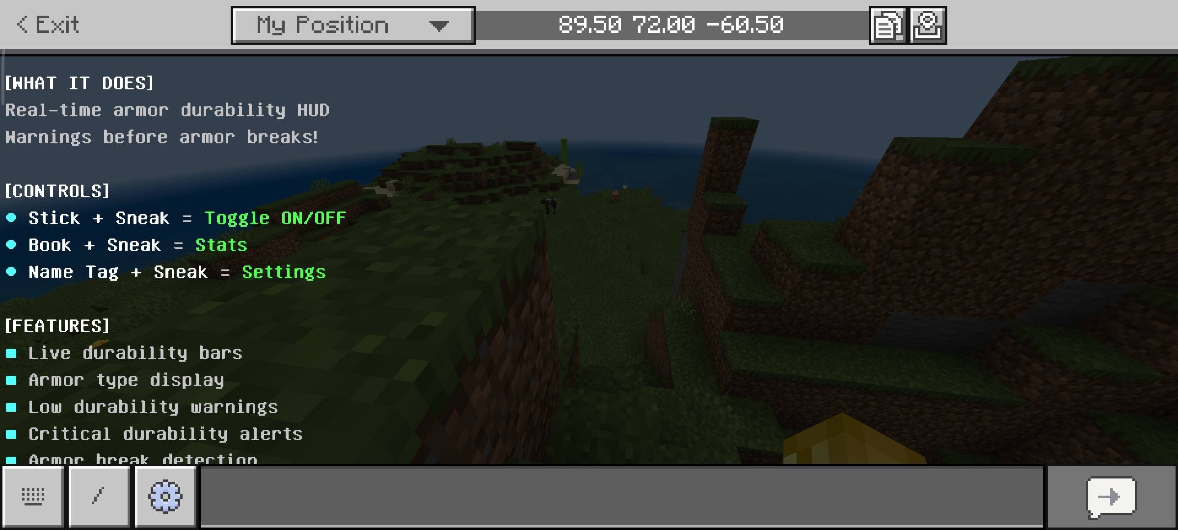 Armor Ping - Live Durability HUD - Minecraft Bedrock Addons - CurseForge
