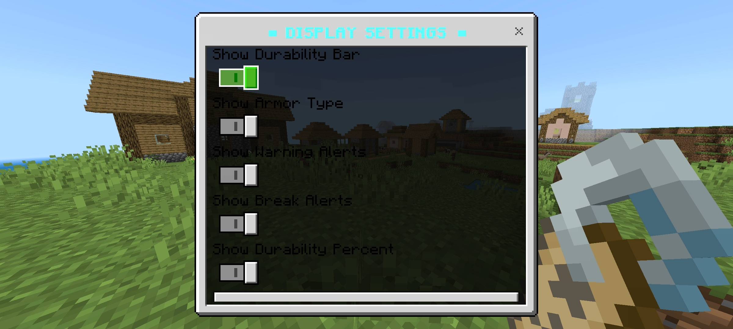 Armor Ping - Live Durability HUD - Minecraft Bedrock Addons - CurseForge