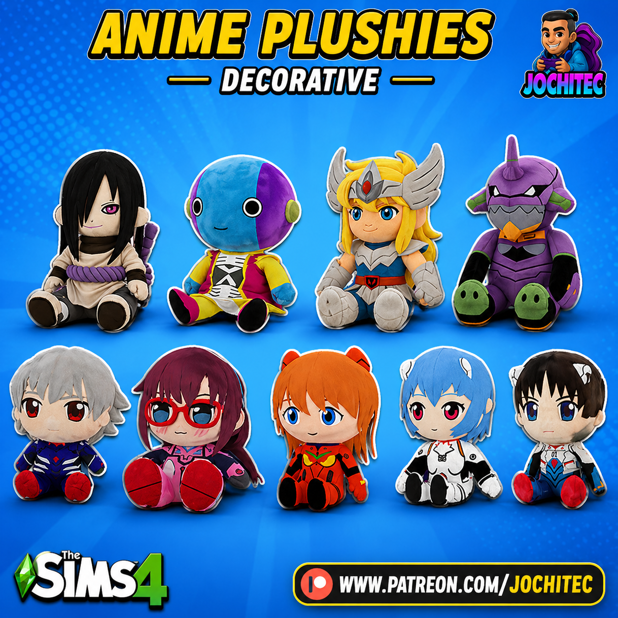Anime plushies pack by Jochi - Gallery - The Sims 4 Build / Buy ...