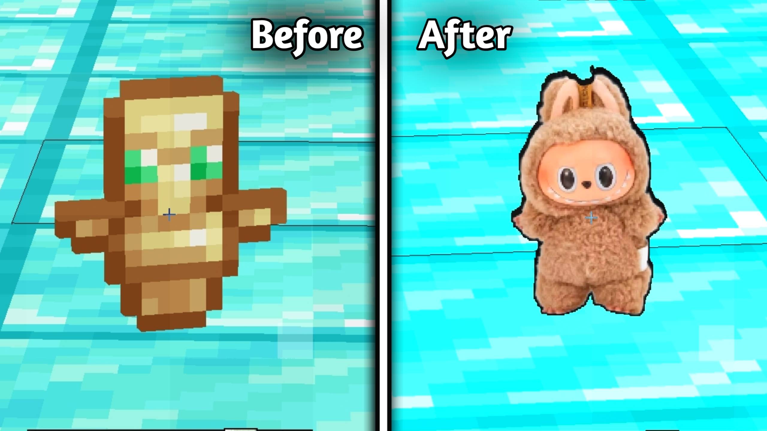 Toffee Labubu Totem - Minecraft Bedrock Texture Packs - CurseForge