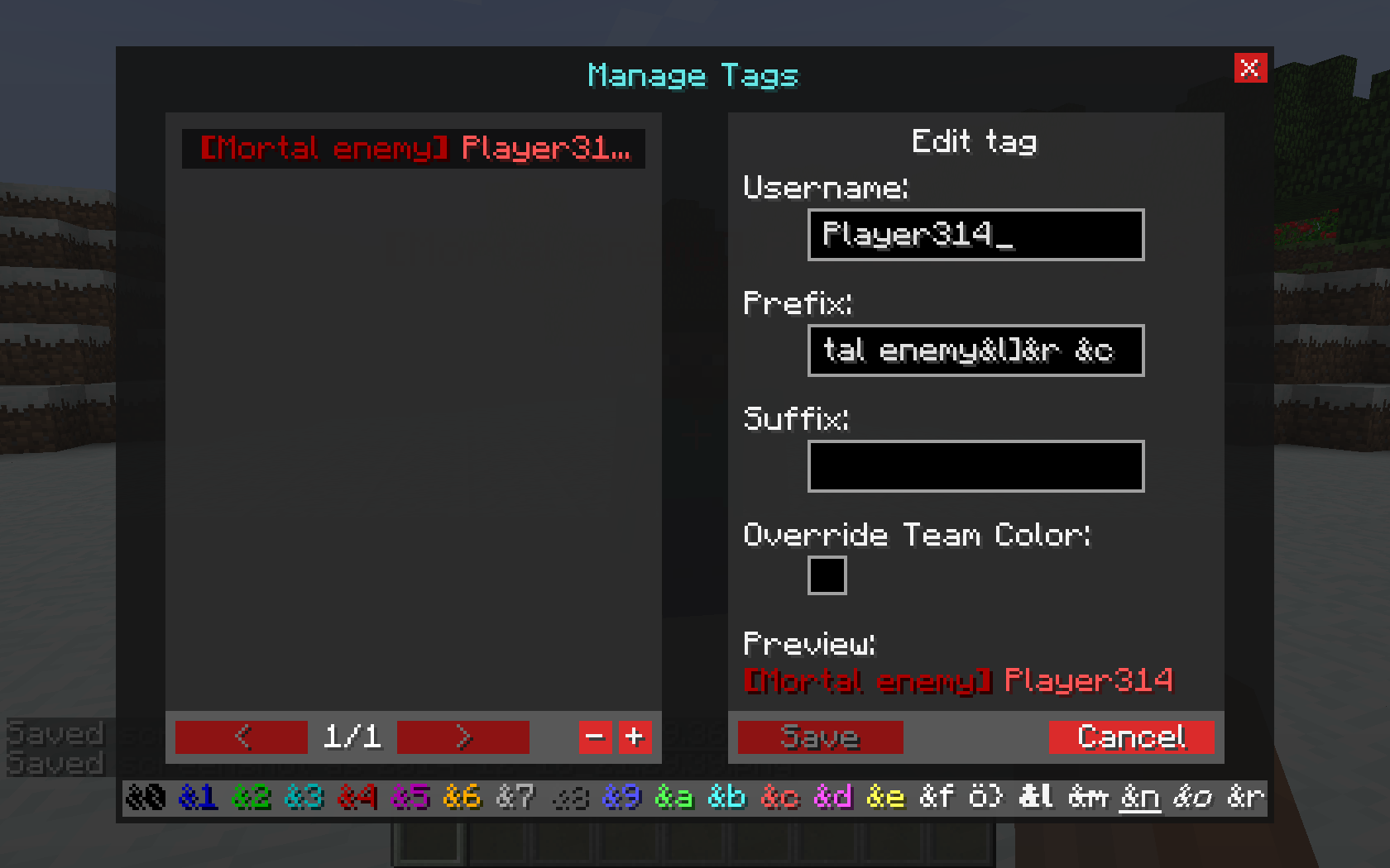 PlayerTag - Minecraft Mods - CurseForge