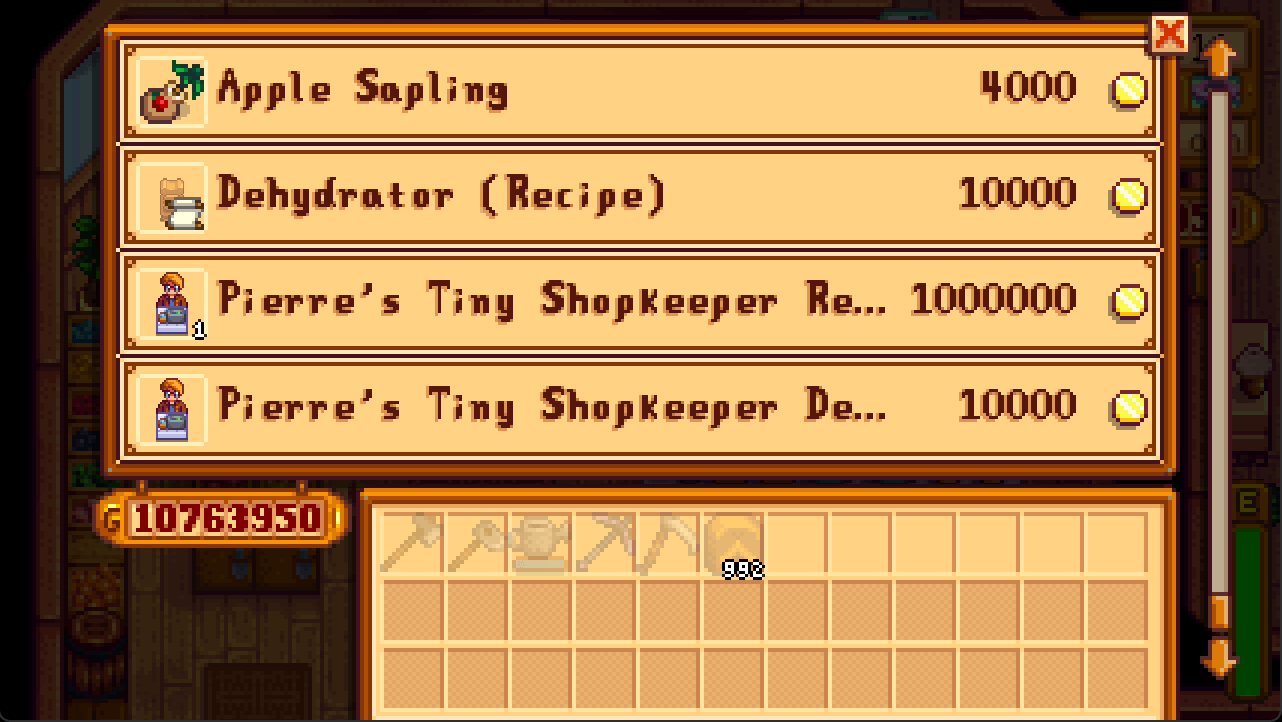 [CP] Pierre’s Tiny Shopkeeper Replica - Stardew Valley Mods - CurseForge