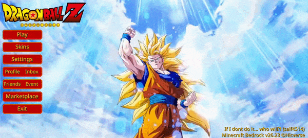 Animated Goku SSJ3 UI - Gallery - Minecraft Bedrock Texture Packs ...