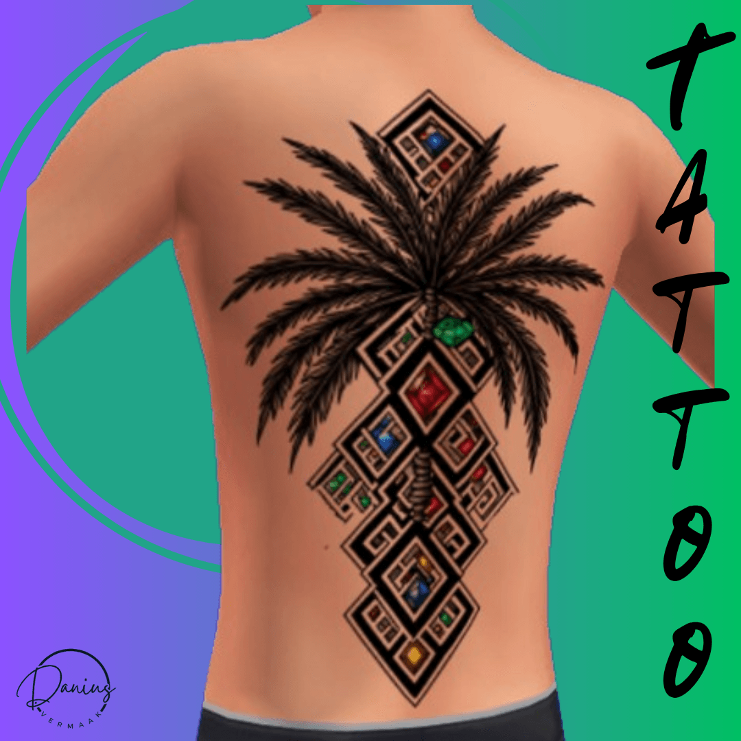 Danius Tattoo DTBG1232 - Basegame compatible - The Sims 4 Create a Sim ...