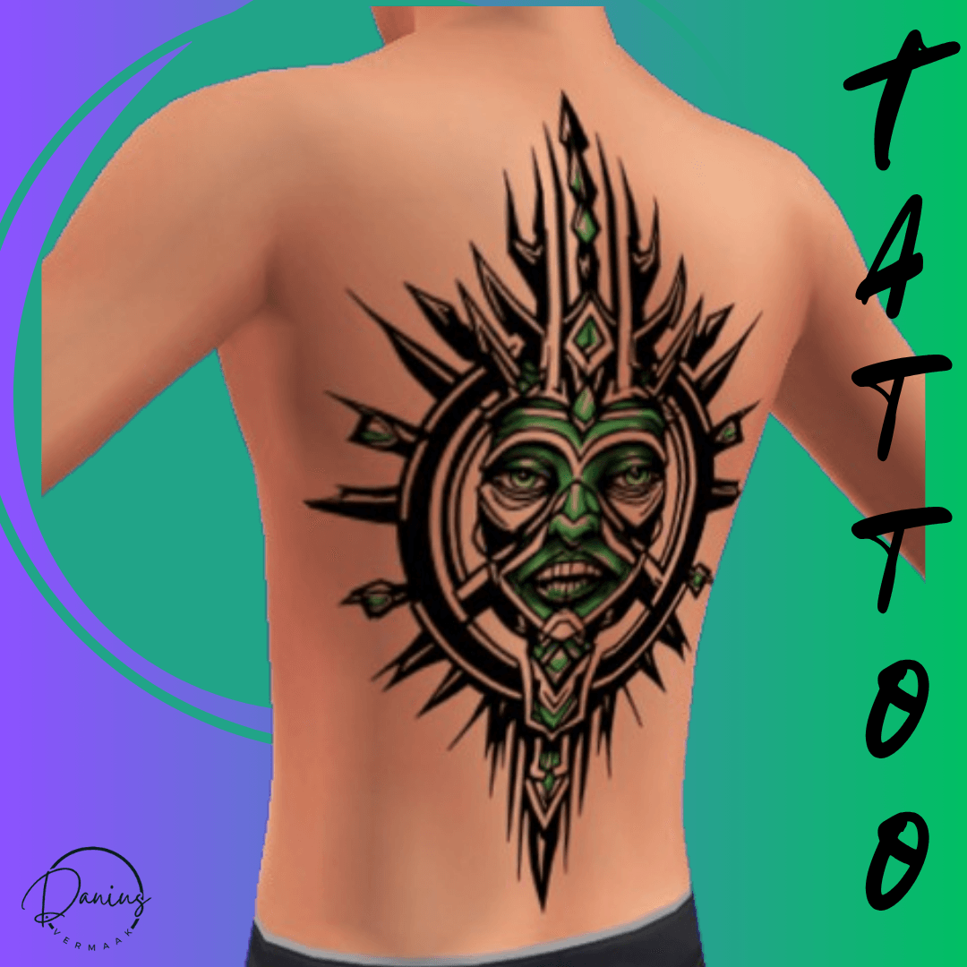 Danius Tattoo DTBG1250 - Basegame compatible - The Sims 4 Create a Sim ...