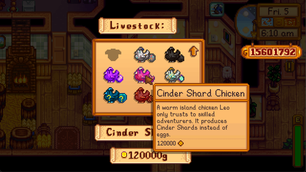 [CP] Leo's Cinder Shard Chicken - Gallery - Stardew Valley Mods ...