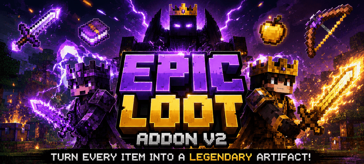 Epic Loot V2 Minecraft PE Addons Epic Loot V2 Minecraft PE Addons