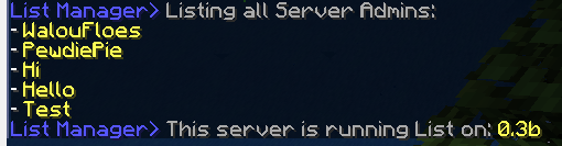 Images - Server Admins List - Bukkit Plugins - Projects - Bukkit