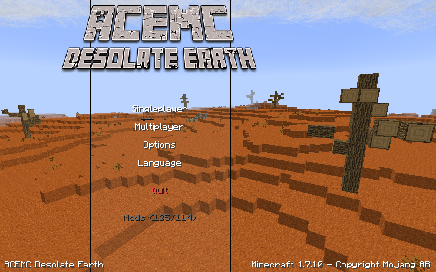 ACEMC Presents: Desolate Earth - Screenshots - Minecraft Modpacks - CurseForge