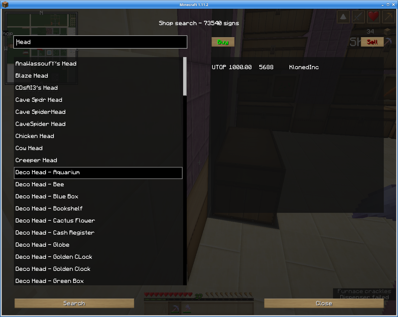 EMC Shop locator - Minecraft Mods - CurseForge