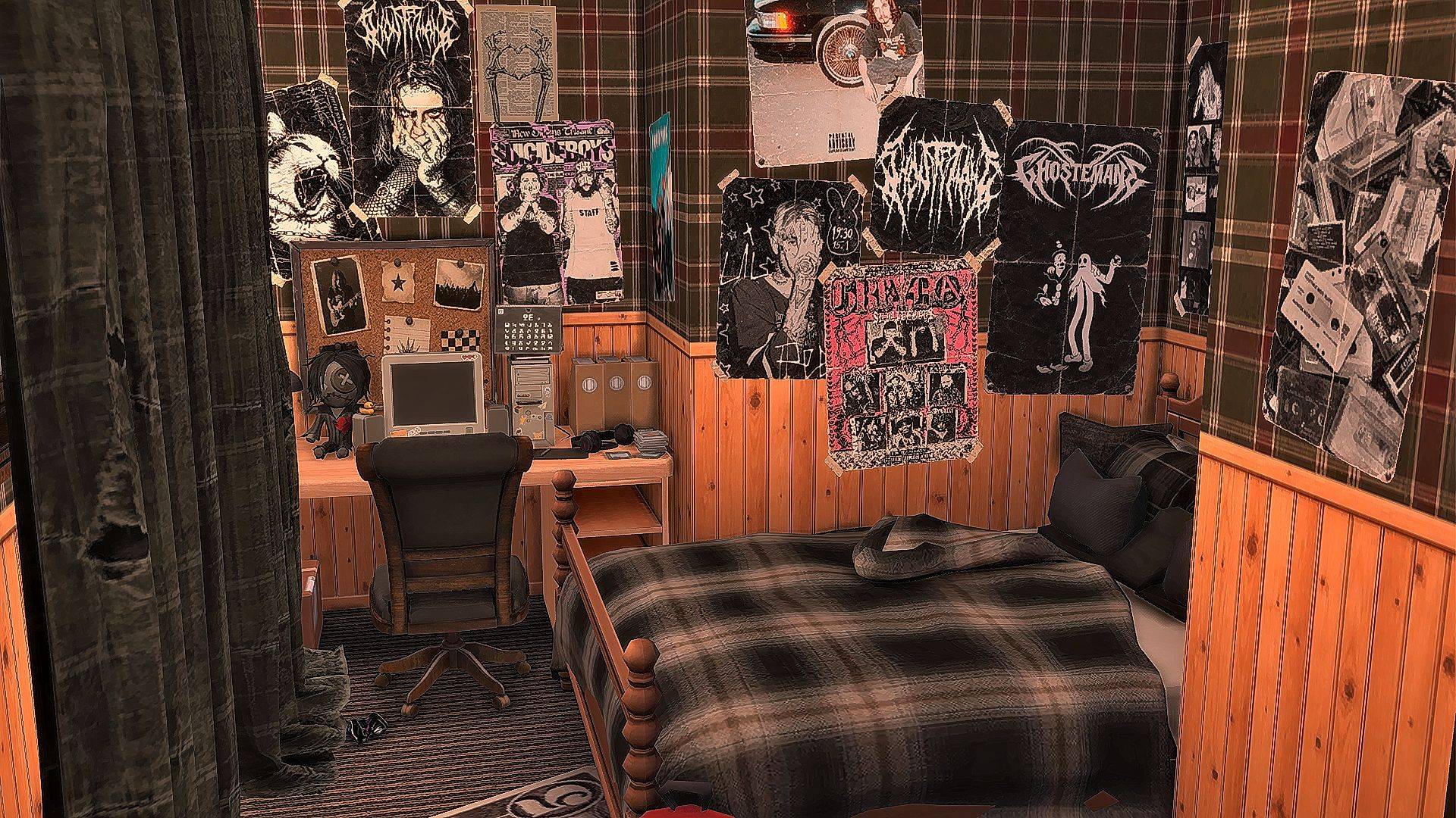 Smells Like Teen Spirit – Alternative Grunge Teen Bedroom - The Sims 4 ...